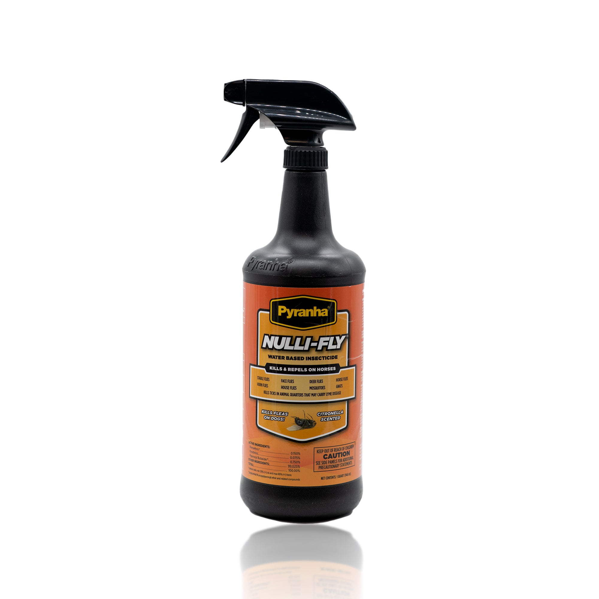 Pyranha Nulli-Fly Fly Spray for Horses & Dogs | Water-Based Repellent ...