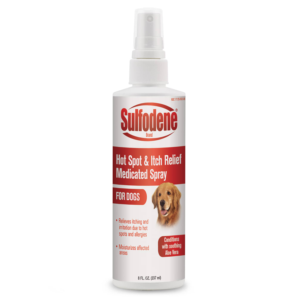 Sulfodene Hot Spot & Itch Relief Medicated Spray for Dogs | Soothes Ir ...
