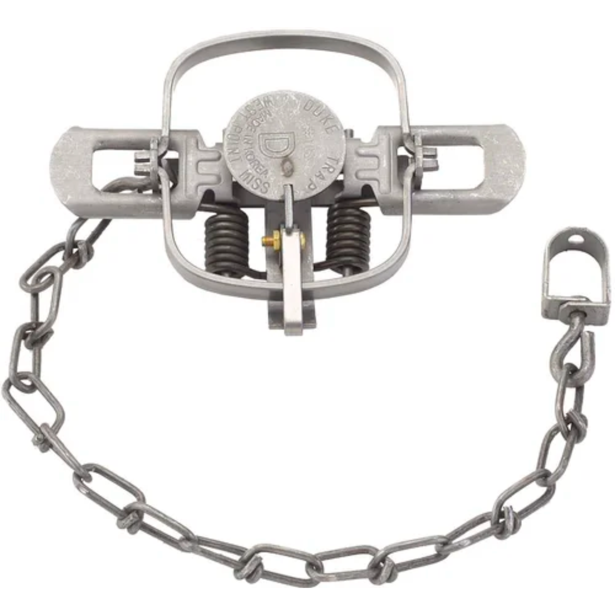 Duke 1 CS Steel Foot-Hold Trap for Raccoons, Minks & Muskrats – 4" Jaw ...