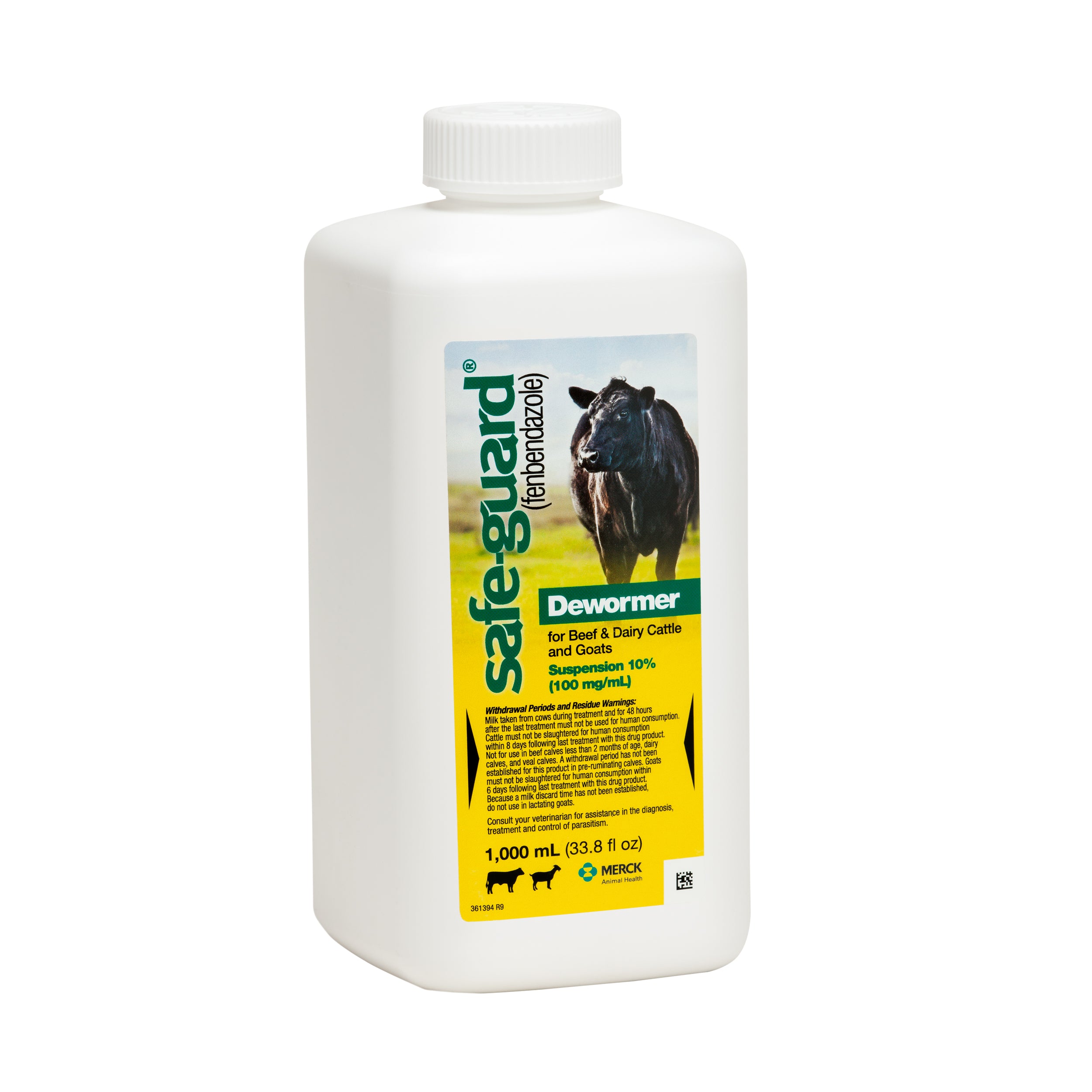 Merck SafeGuard Suspension 10% – Dewormer for Cattle & Goats | Fenbend ...
