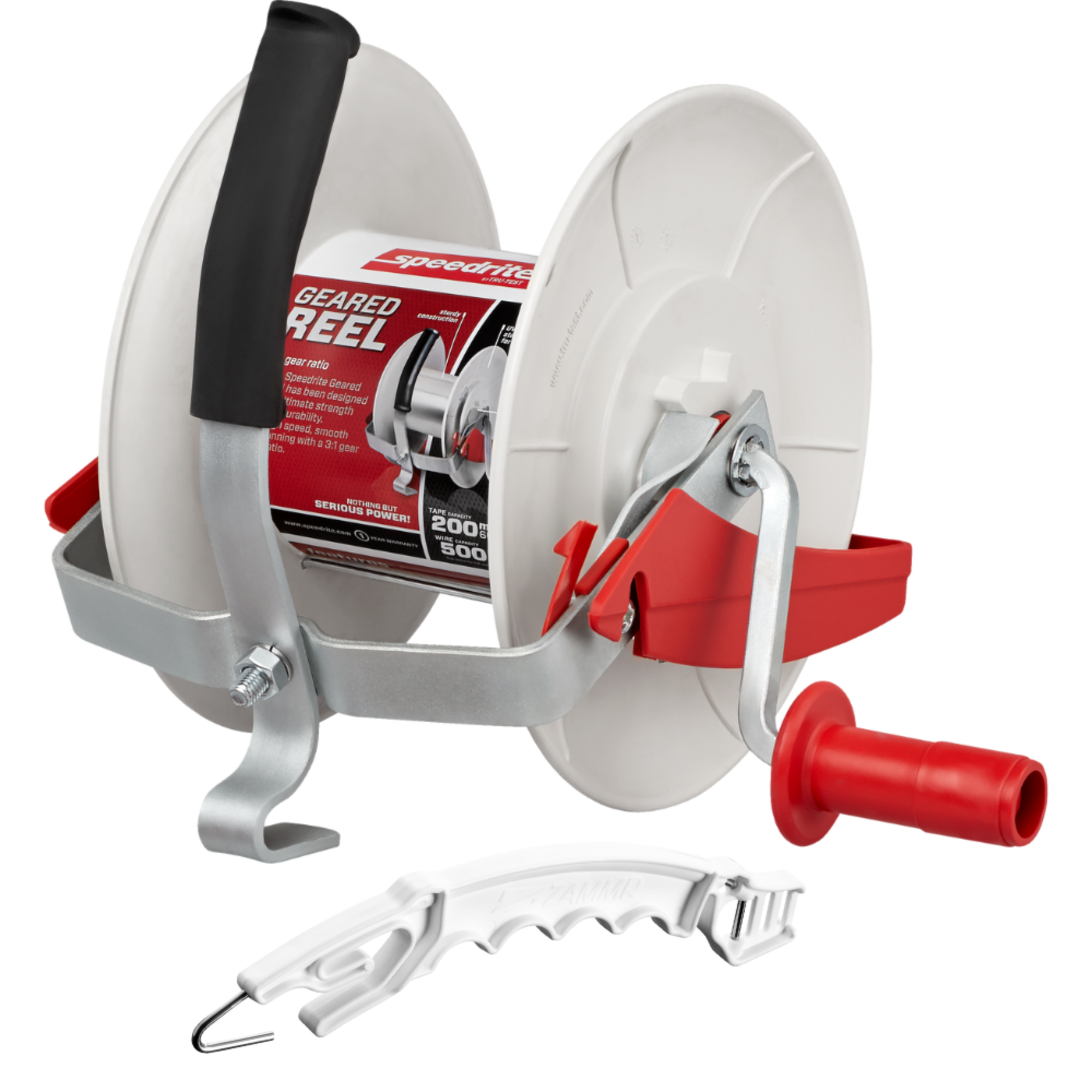 Speedrite 3:1 Geared Electric Fence Wire Reel with ZAMMR Handle| Holds ...